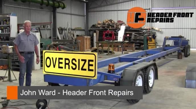 Comb Trailers - Header Front Repairs